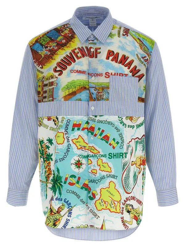Comme Des Garçons Patterned Inserts Shirt