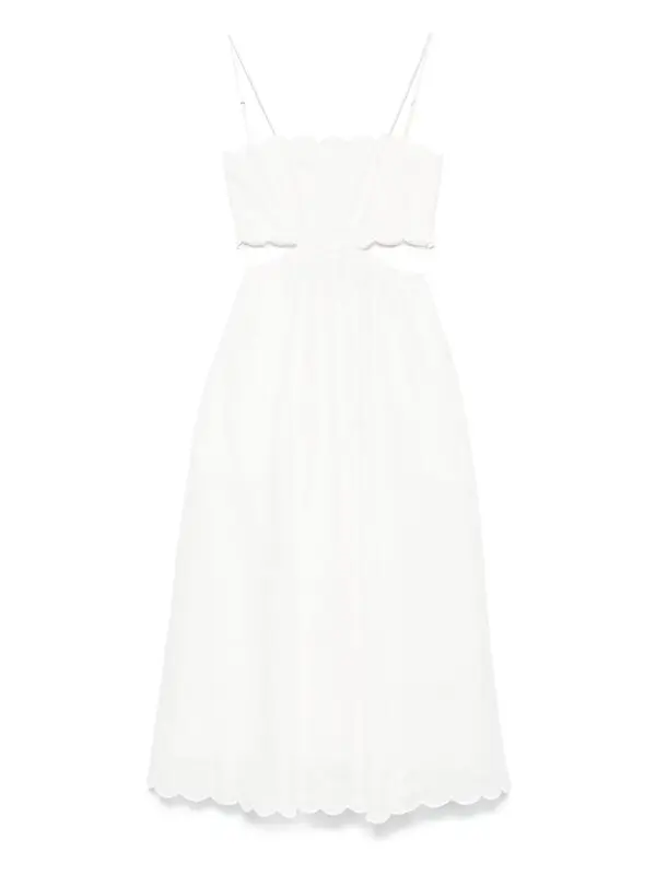 Zimmermann Rhiannon Linen Midi Dress