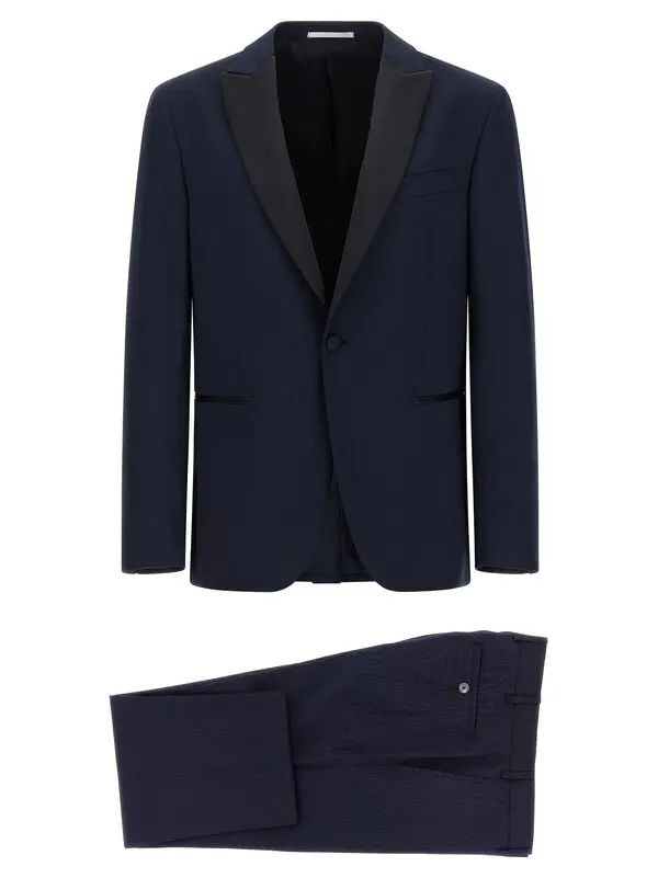 Pal Zileri Linea Cerimonia Wool Dress - Blue