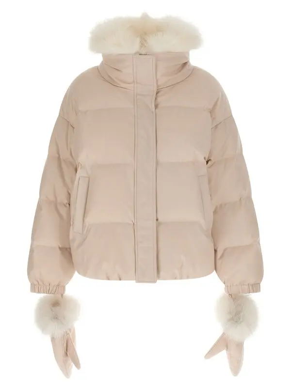 YVES SALOMON Down Jacket With Mittens
