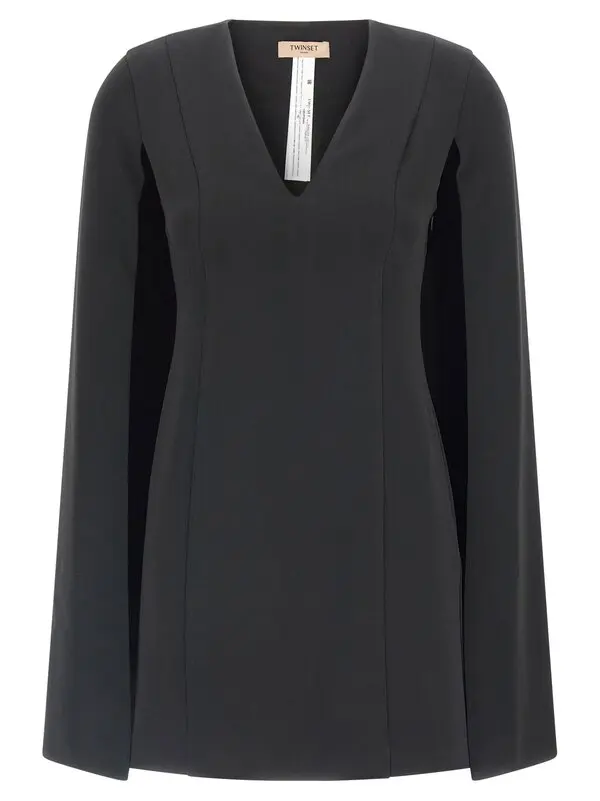 Twin-set Cape Mini Dress