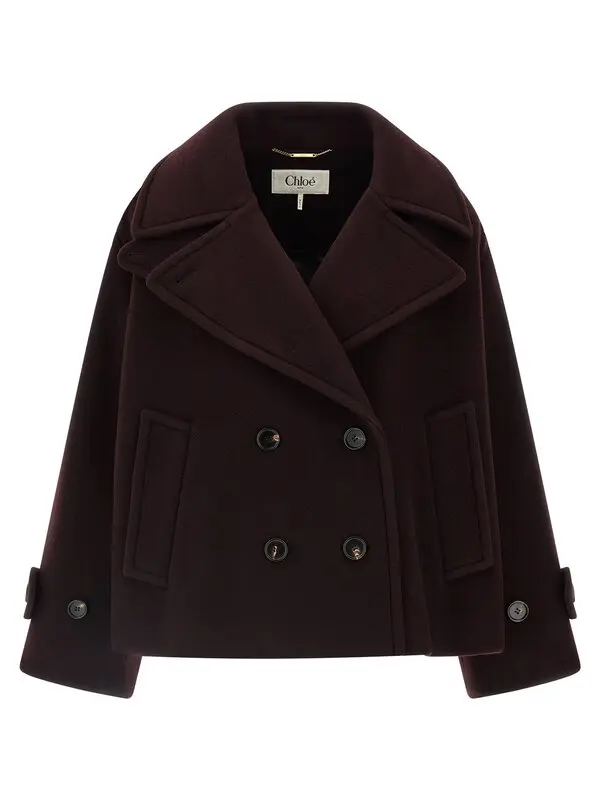 Chloé Double-breasted Short Coat