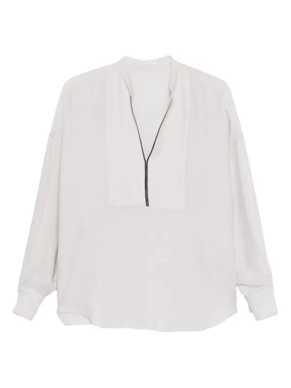 Brunello Cucinelli V Necked Blouse