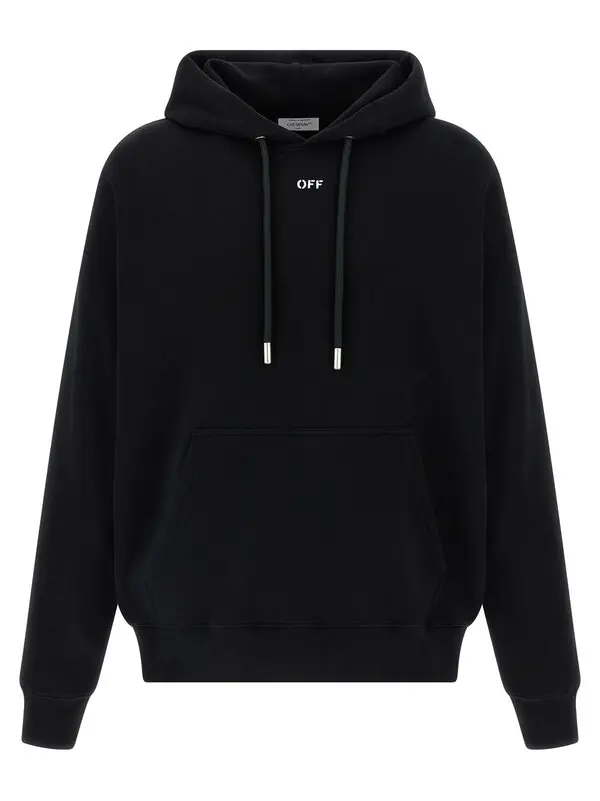 Off-White Brush Arrow Skate Hoodie - White/black