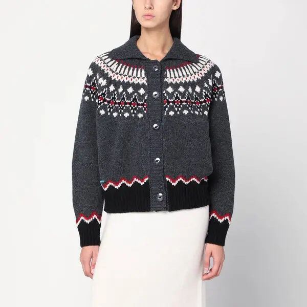 Alanui Fair Isle Patterned Cardigan
