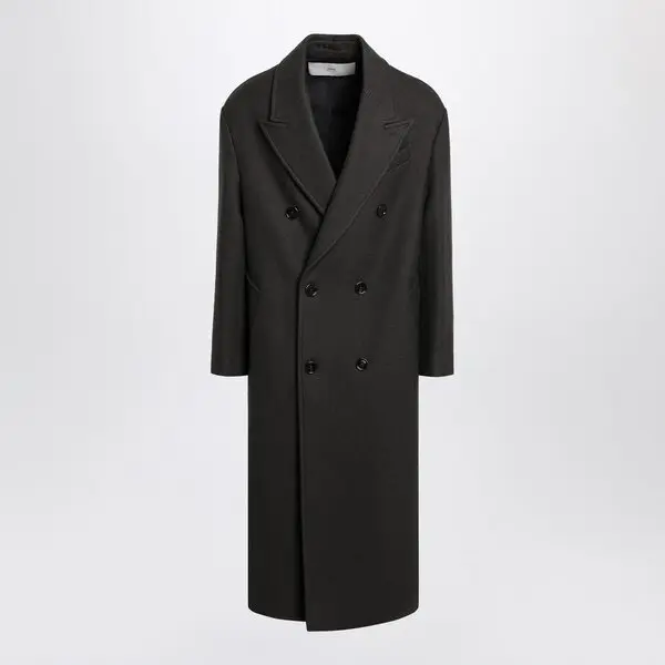 Ami Double-breasted Virgin Wool Coat