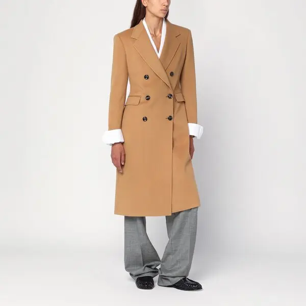 Tagliatore Wool And Cashmere Double Breasted Coat