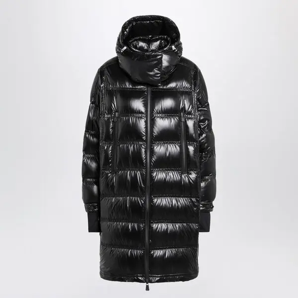 Moncler Long Glossy Down Jacket
