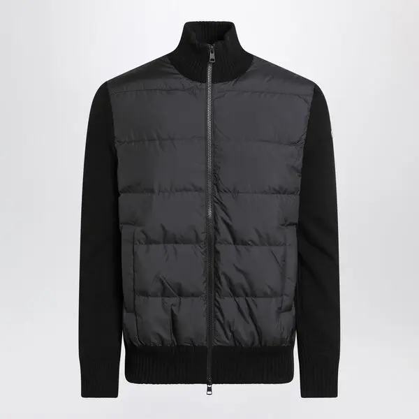 Moncler Padded Zip Cardigan - Black