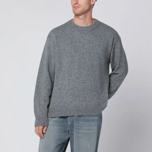 ROBERTO COLLINA Wool Blend Crewneck Sweater