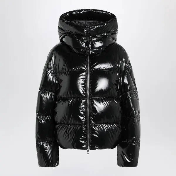 MONCLER X EDWARD ENNINFUL Shiny Nylon Hooded Down Jacket