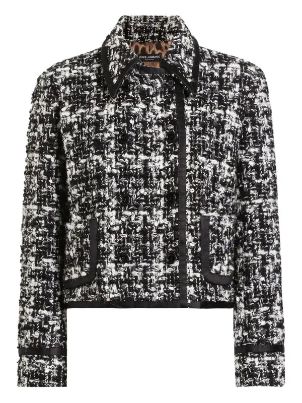Dolce & Gabbana Tweed Wool-blend Jacket