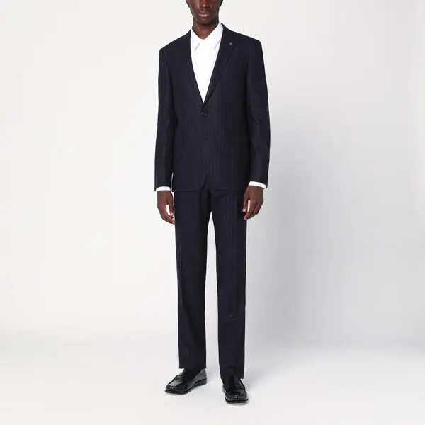 Tagliatore Pinstriped Single Breasted Wool Suit