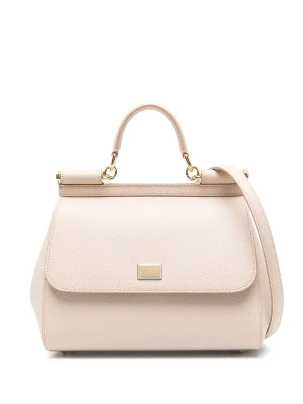 Dolce & Gabbana Sicily Large Leather Handbag