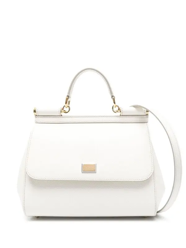 Dolce & Gabbana Sicily Large Leather Handbag