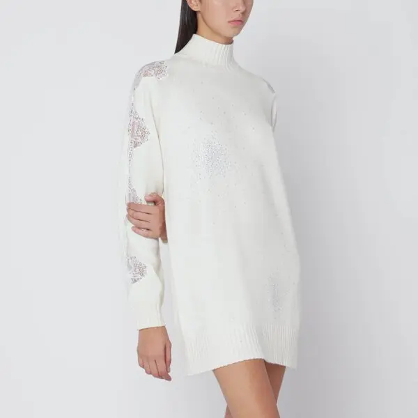 Giuseppe Di Morabito Turtleneck Dress In Wool