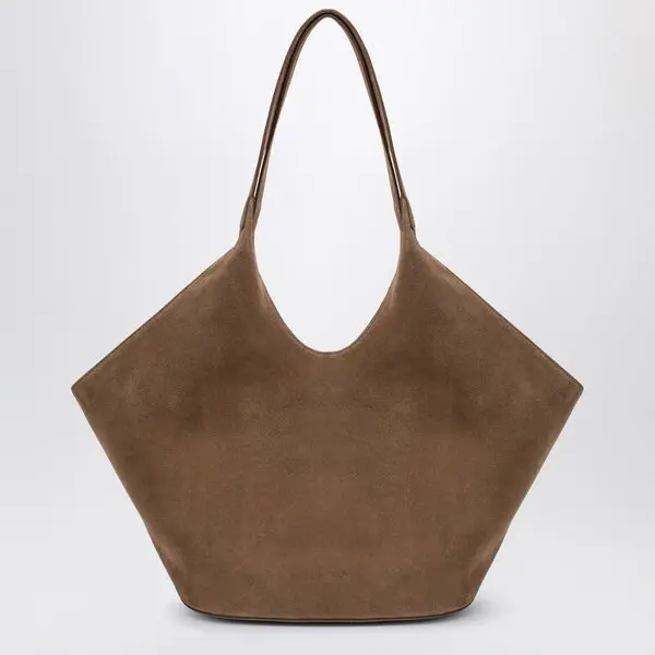 AESTHER EKME Phantom Tote In Suede - Beige