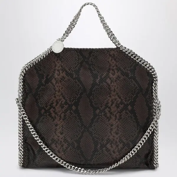 Stella McCartney Falabella Fold-over Tote With Snake Print