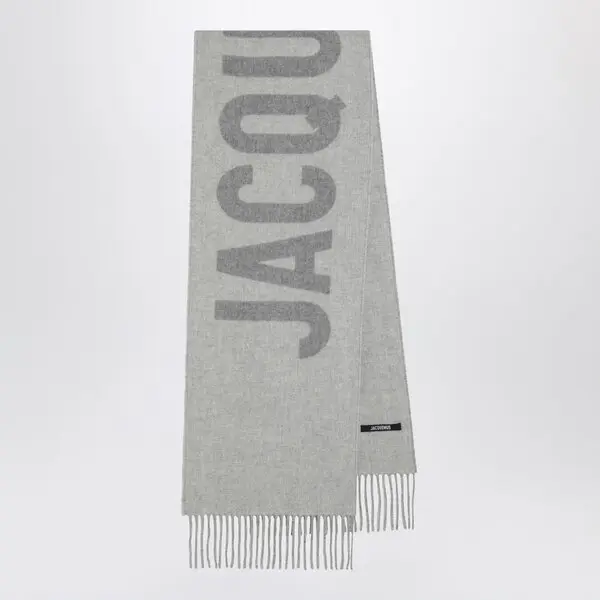 Jacquemus Wool Scarf With Logo