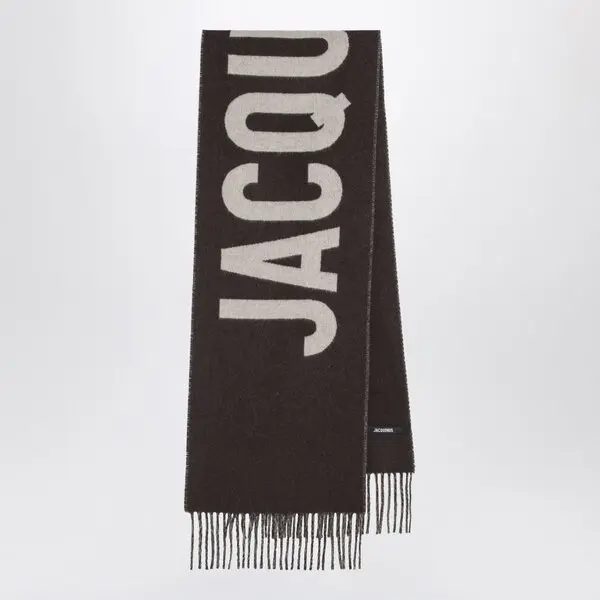 Jacquemus Multi Wool Scarf With Logo