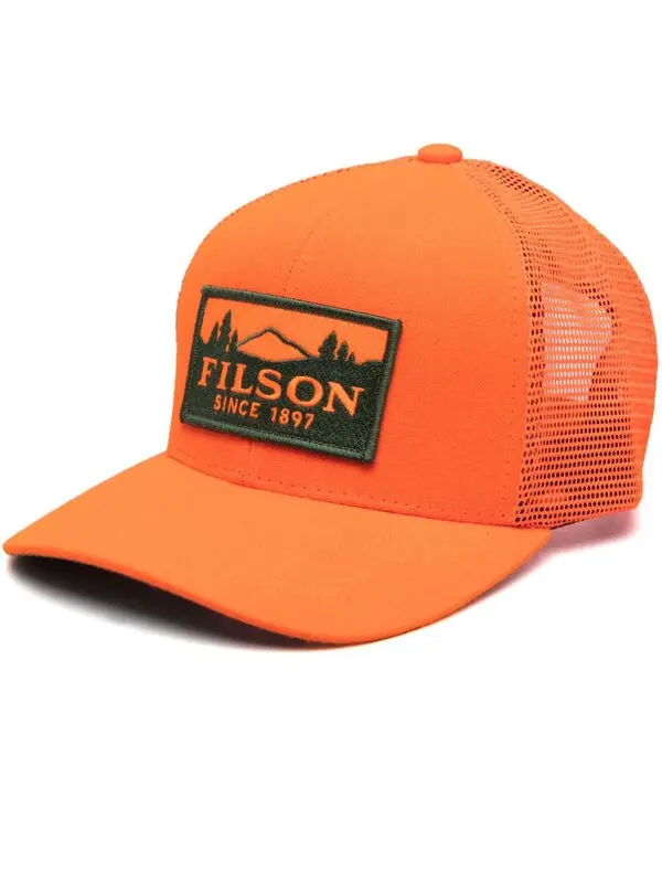 Filson Logo Baseball Cap - Orange