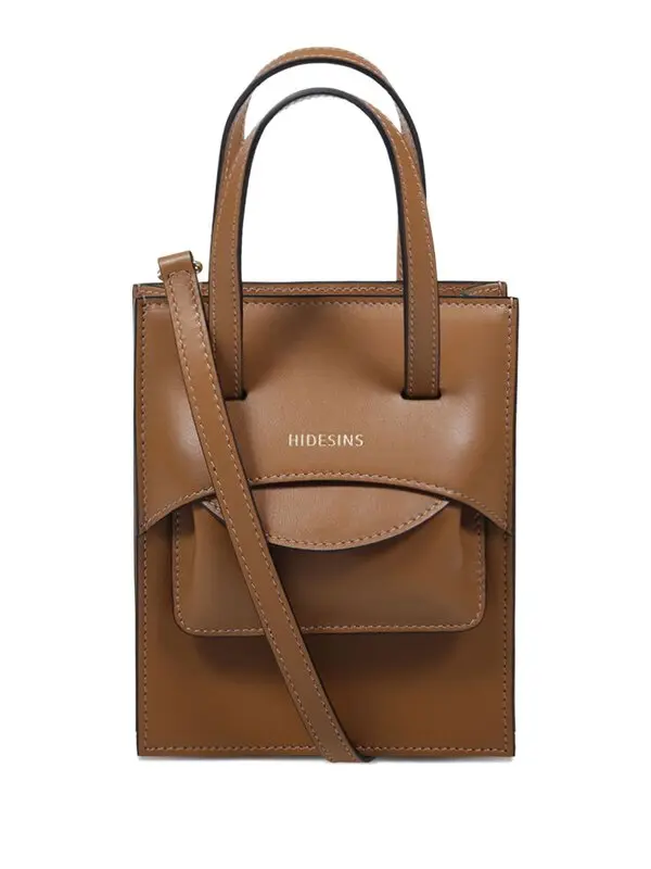 HIDESINS Flap Leather Mini Bag - Brown