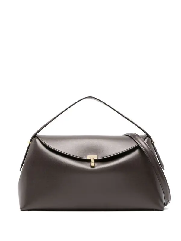 TOTÊME T-lock Leather Clutch