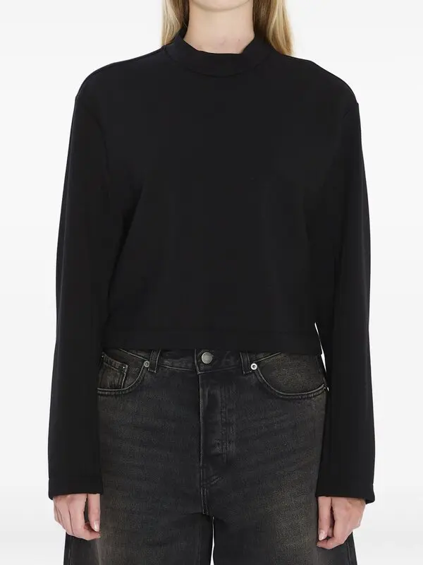 Moncler Logo Crewneck Sweatshirt - Black