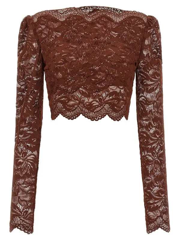 Rabanne Lace Crop Top