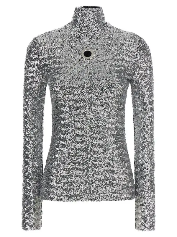 Rabanne Sequin Embellished Sweater