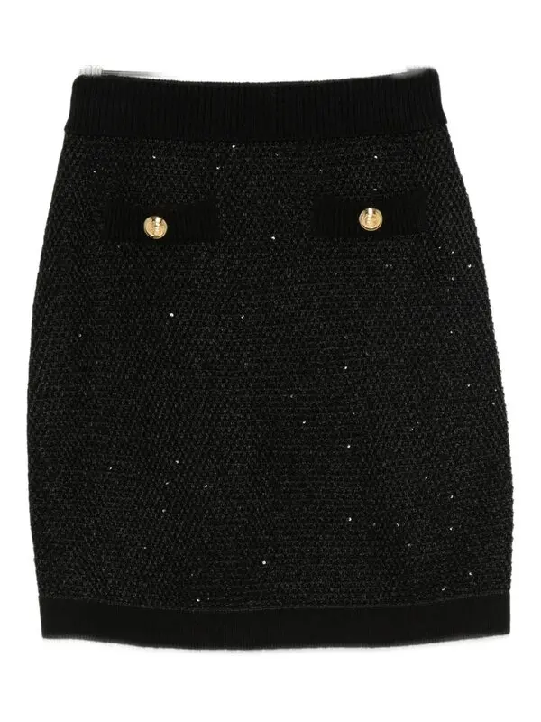 Elisabetta Franchi Wool Knitted Skirt
