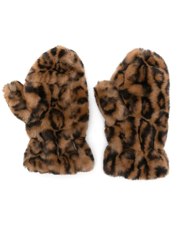 AP PARIS Coco Leopard Gloves