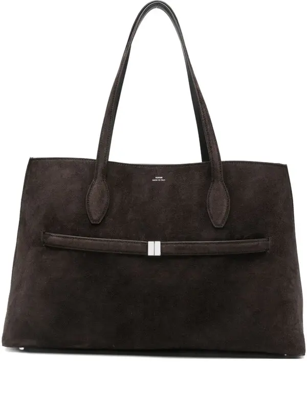 TOTÊME Lounge Suede Leather Tote Bag