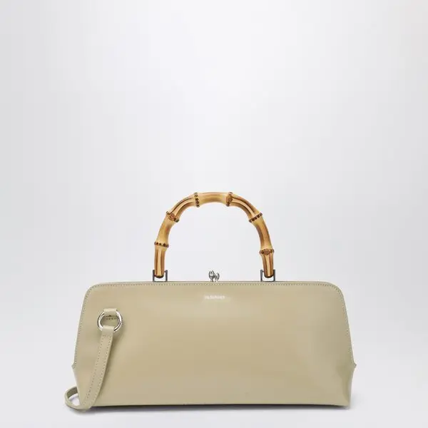 JIL SANDER Small Goji Bamboo Bag - White