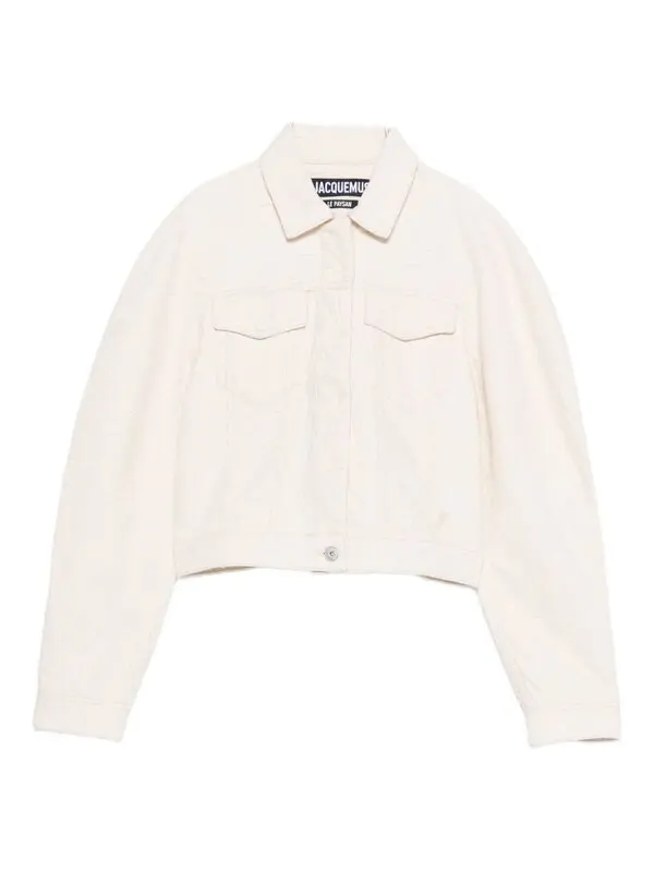 Jacquemus La Veste De Nimes Denim Jacket - White