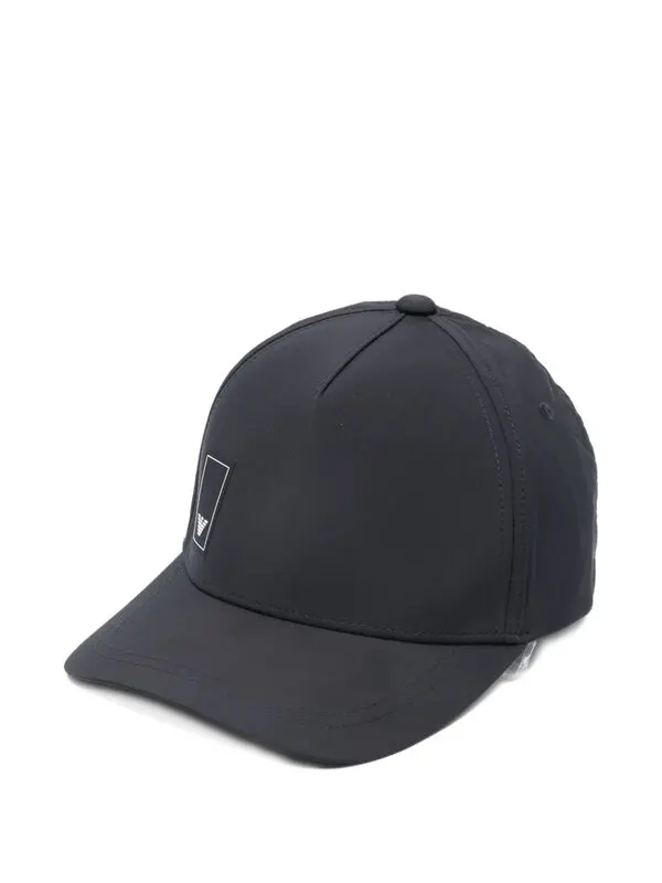 Emporio Armani Logo Baseball Cap - Black