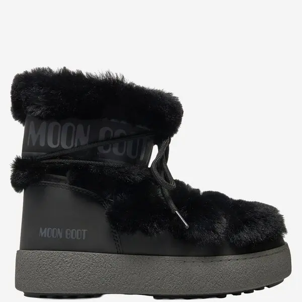 Moon Boot Ltrack Tube Faux Fur Ankle Boots