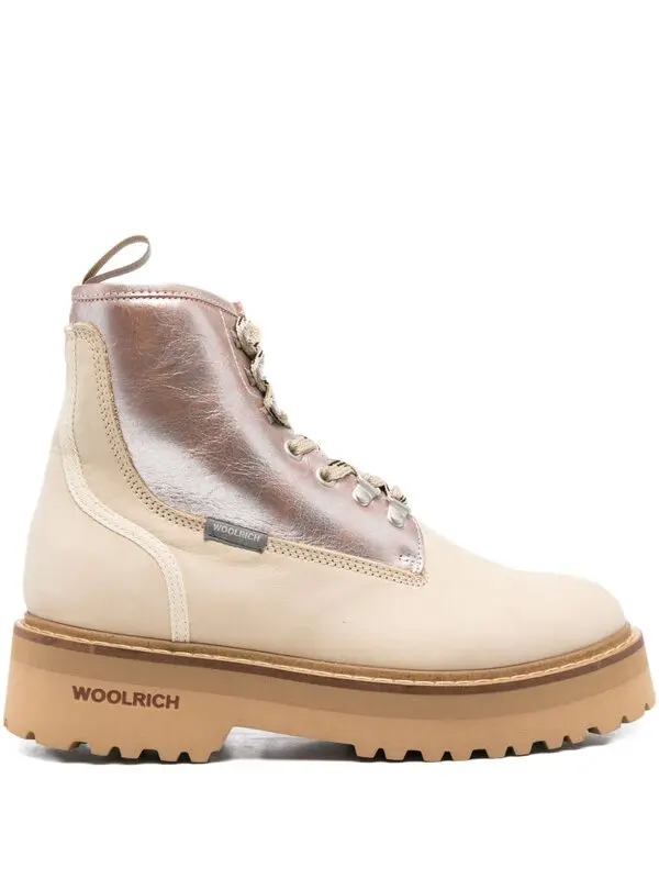 Woolrich Leather Lace-up Boots