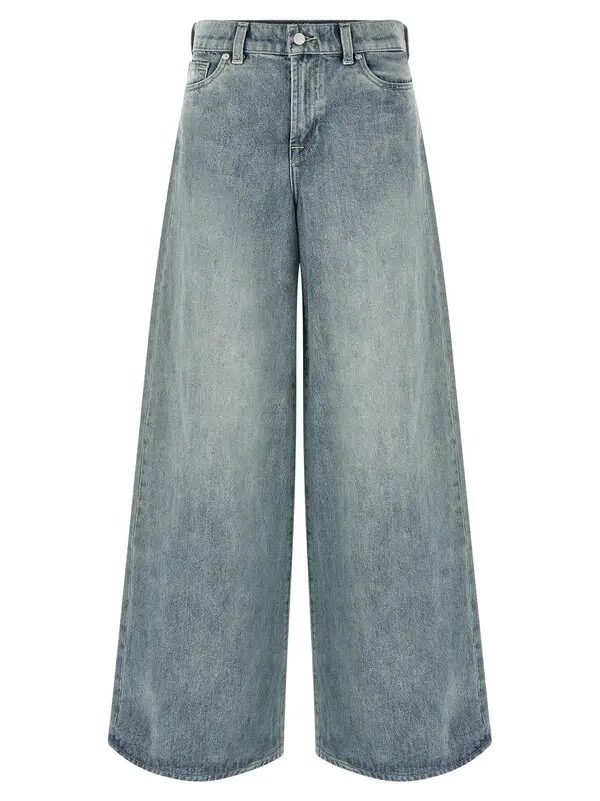 7 For All Mankind Marie Wide Leg Jeans - Light Blue