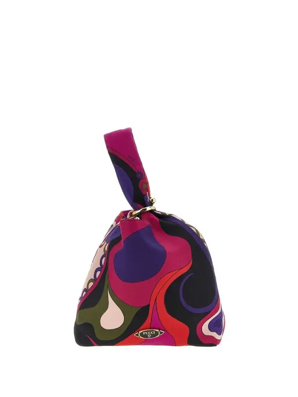 Emilio Pucci Printed Silk Handbag