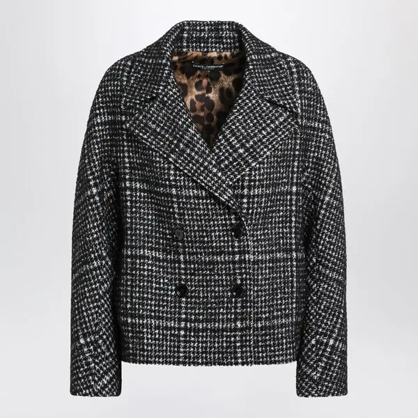 Dolce & Gabbana Black/white Houndstooth Jacket