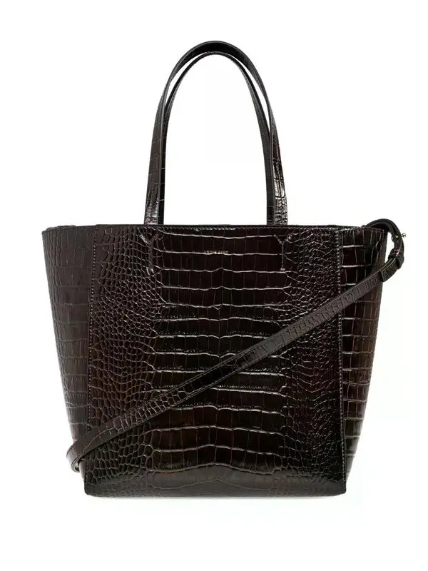 ANINE BING Embossed Strap Tote Bag