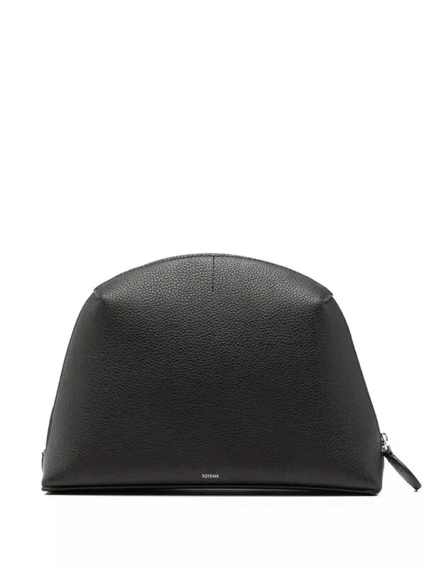 TOTÊME Leather Pouch Bag - Black