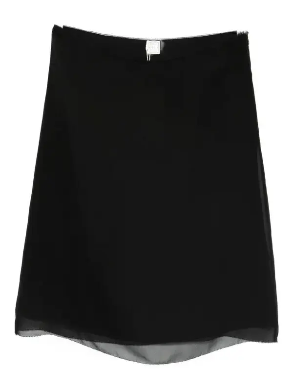 TOTÊME Silk Slip Mini Skirt