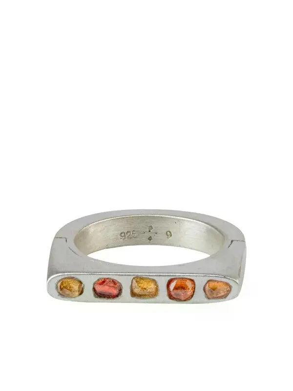 PARTS OF FOUR Sistema Sapphire Ring - Silver