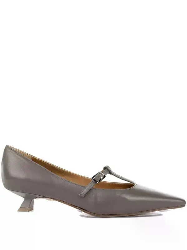 CHANTAL T-strap Heel Pumps - Brown