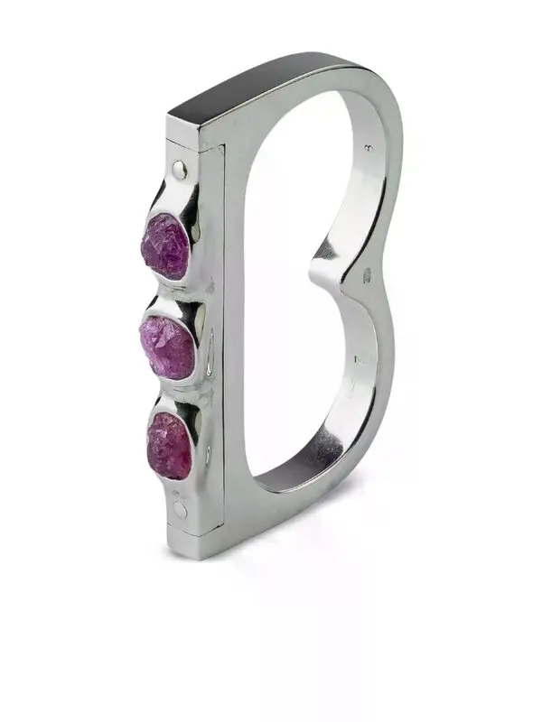 PARTS OF FOUR Sterling Ruby Double Ring
