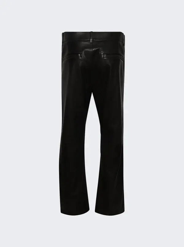 Fear Of God Straight Leg Leather Pants - Black