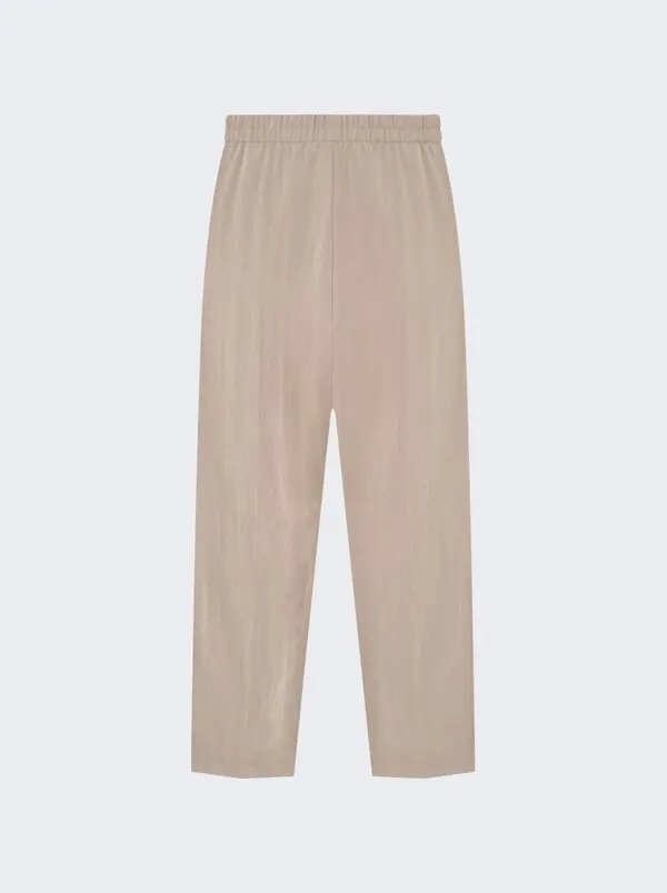 Fear Of God Wool Cotton Drawstring Straight Pant Dune Pearl
