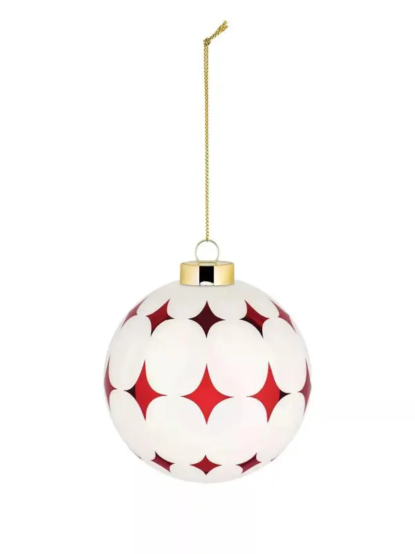 ALESSI Delight 5 Star Christmas Ornaments - White